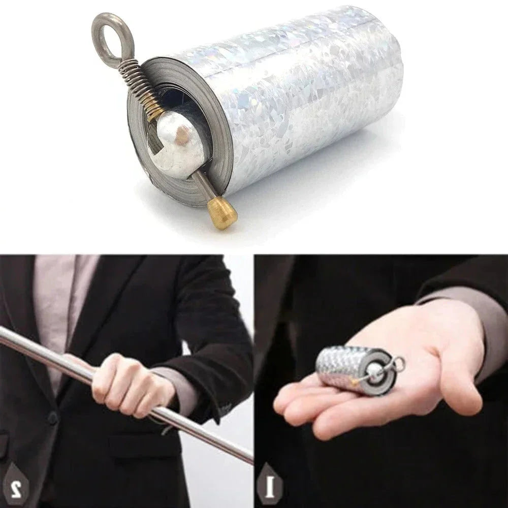 Martial Arts Pocket Staff - High Quality Stainless Steel Silver – Ven Hair